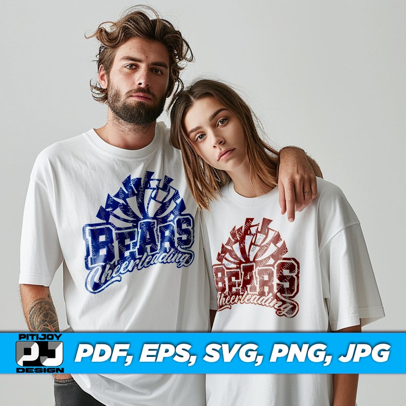 Bears Cheerleading Svg, Bear Cheerleading Svg, Bears Cheer Svg, Bear ...