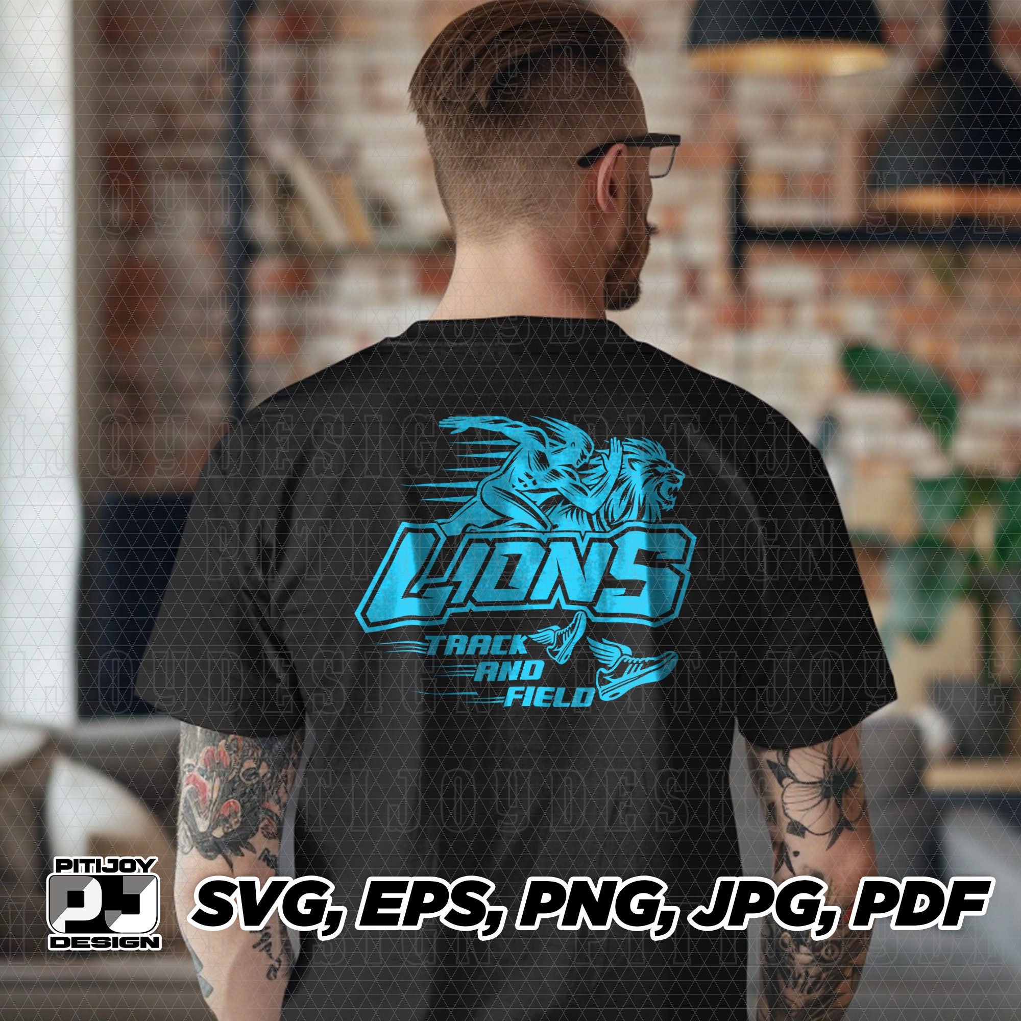 Lions Track & Field Svg, Lions Track and Field Svg, Lions Svg, Lions ...