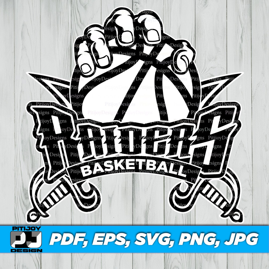 Raiders Basketball Mascot Design for Custom Apparel and Merchandise ...