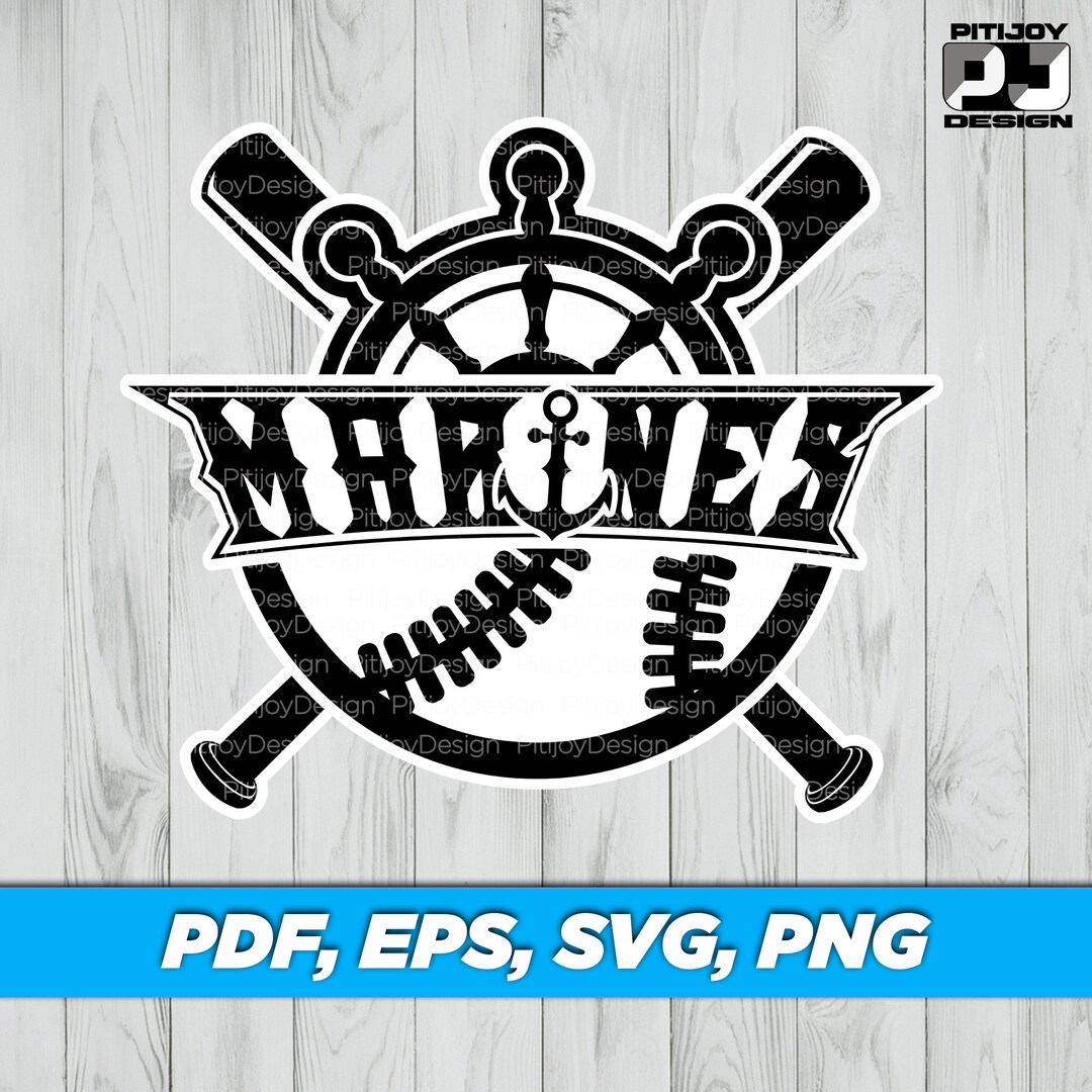 Mariners Baseball Team Mascot Design SVG, EPS, PDF, Png Digital ...