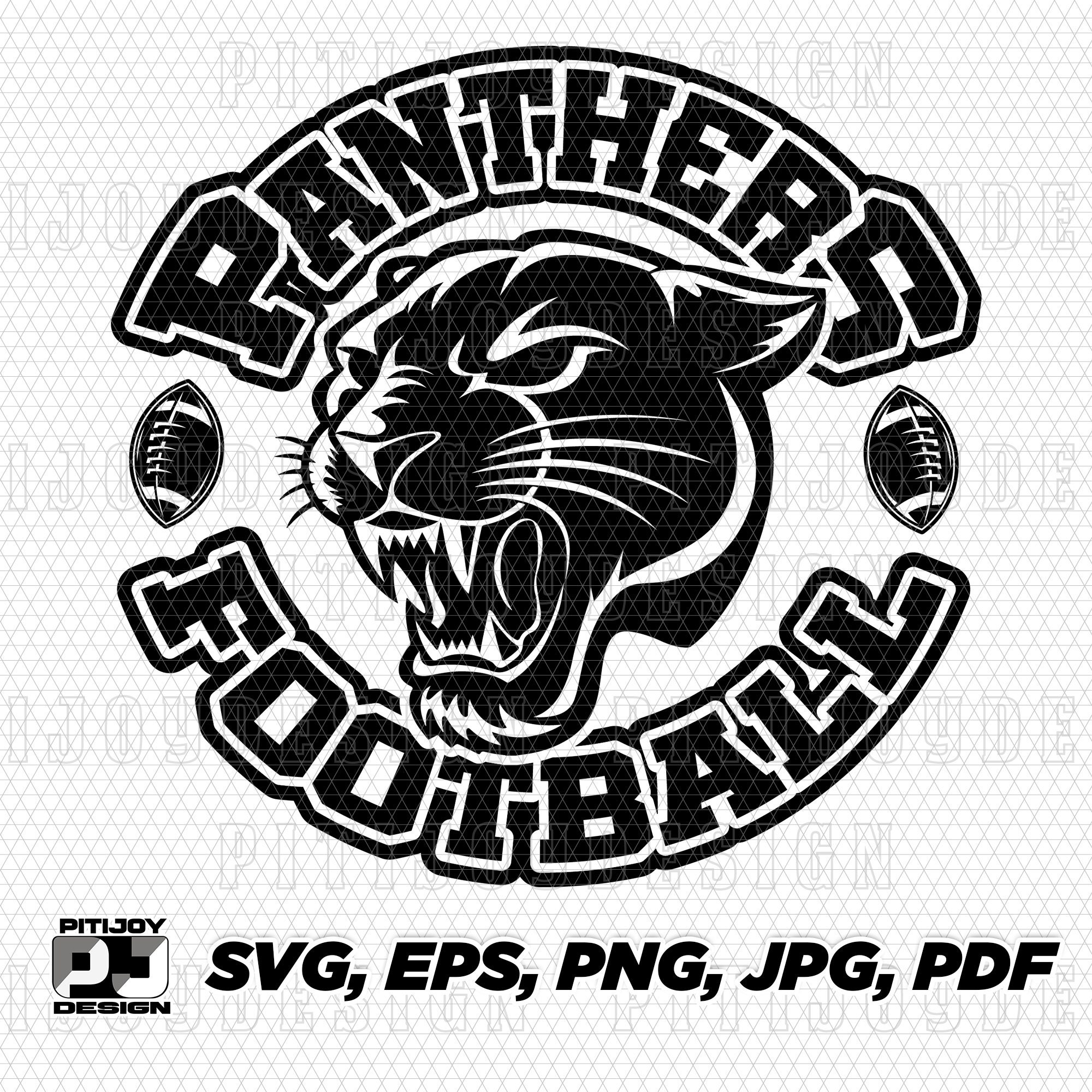 Panthers Football Logo