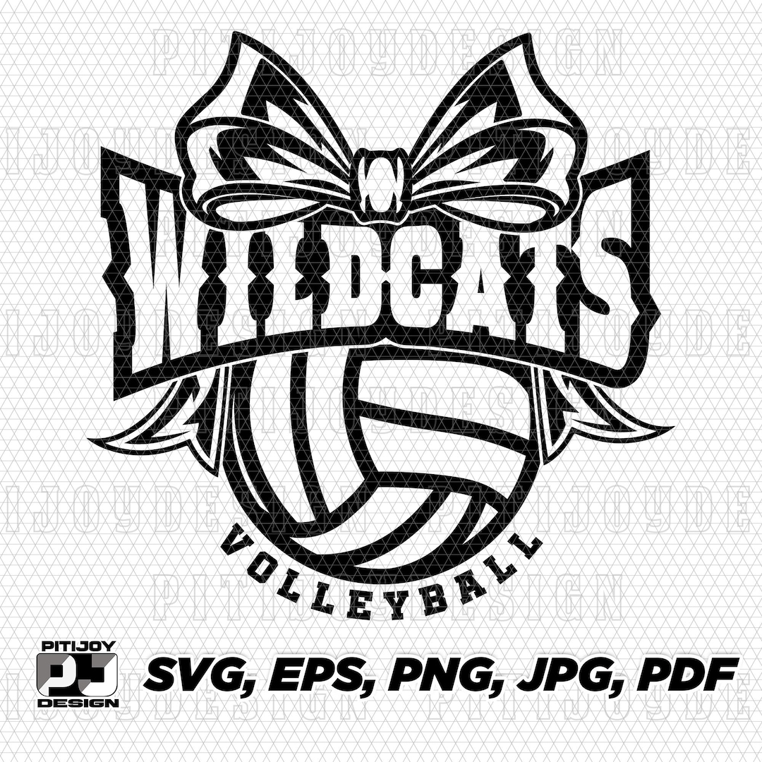 Wildcats Volleyball Svg Wildcat Volleyball Svg Wildcats Volleyball Png ...