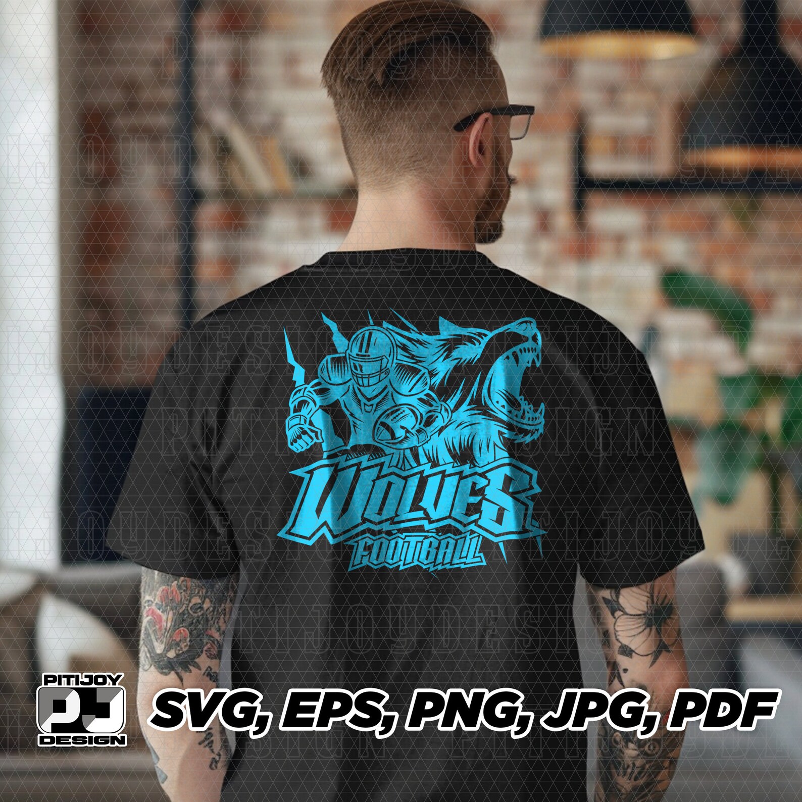 Wolves Football Svg, Wolves Football Svg, Wolves, Wolf, Football ...