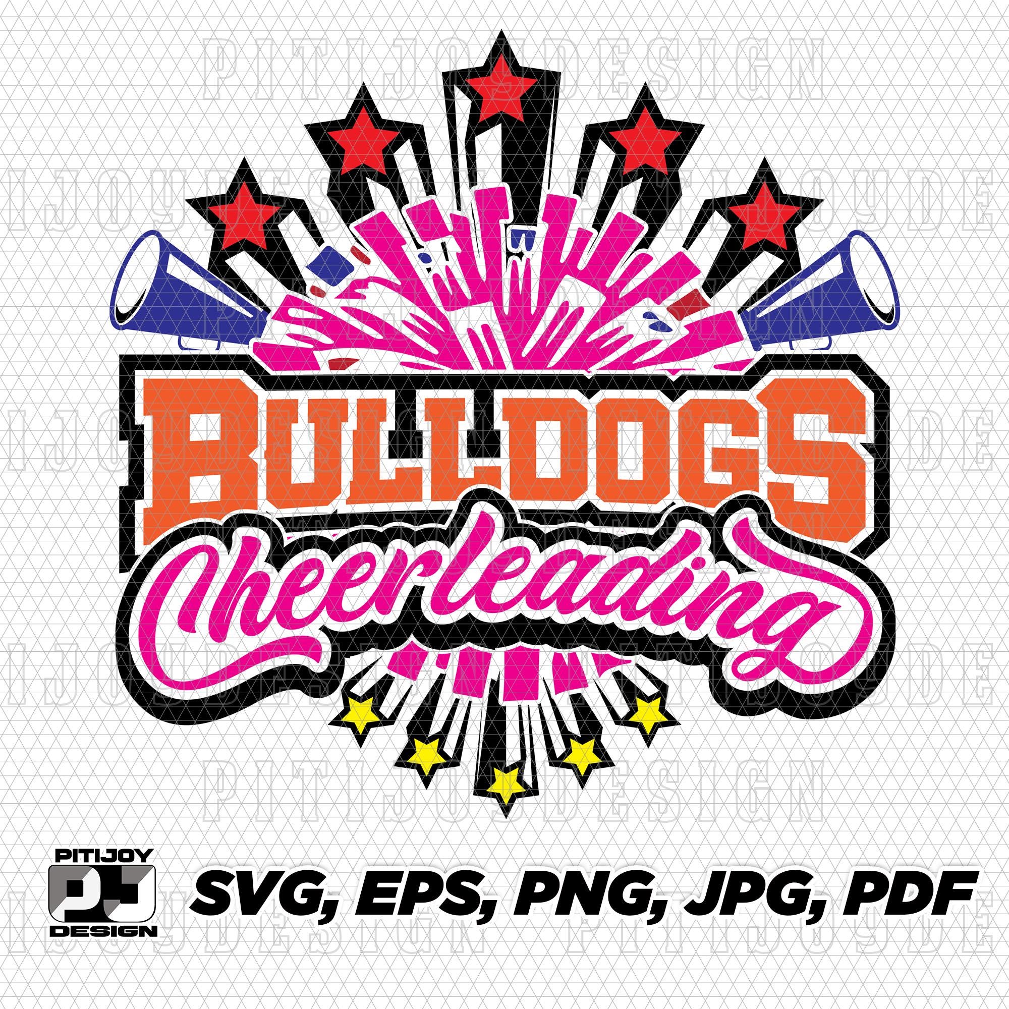 Bulldogs Cheerleading Svg Bulldog Cheerleading Svg Bulldogs ...