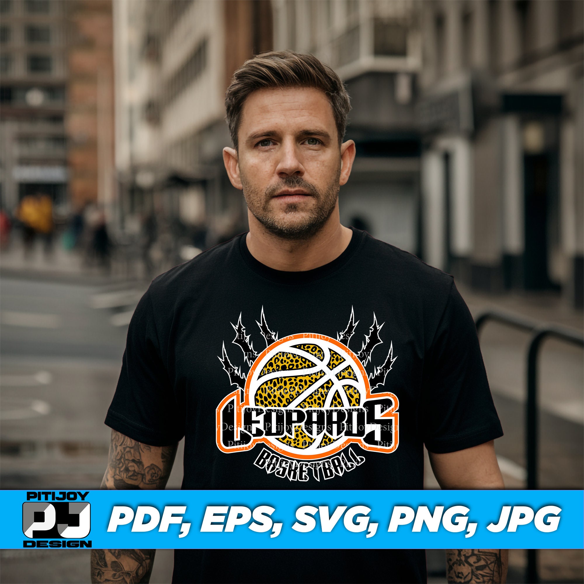 Leopards Svg, Leopard Svg, Leopard Basketball SVG, Mascot Basketball ...