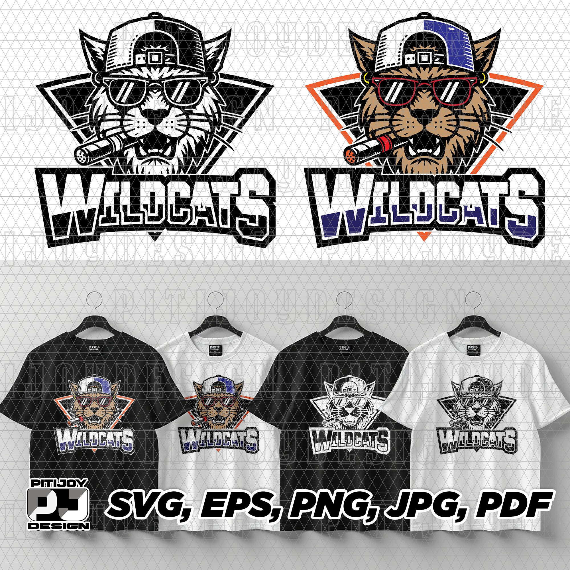 Wildcat SVG, Wildcats Svg Cut File for Cricut, Wildcats Mascot Svg ...