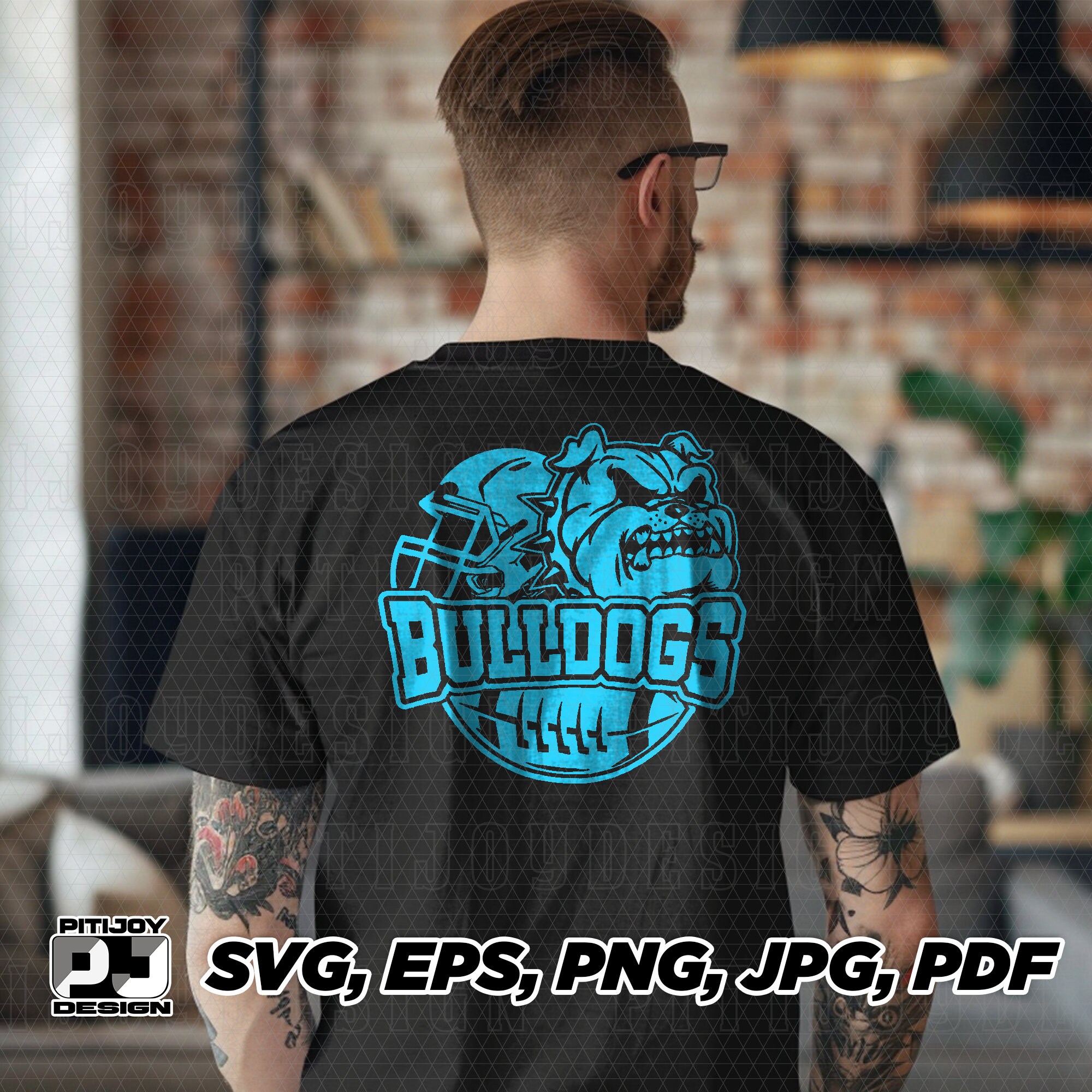 Bulldog Svg, Bulldogs Svg, Bulldog Football Logo, Digital Download, SVG Cut File, SVG for Cricut ...