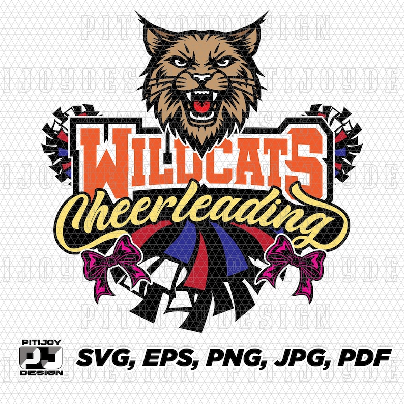 Wildcats Svg, Wildcat Svg, Wildcats Cheerleading Svg, Wildcat ...