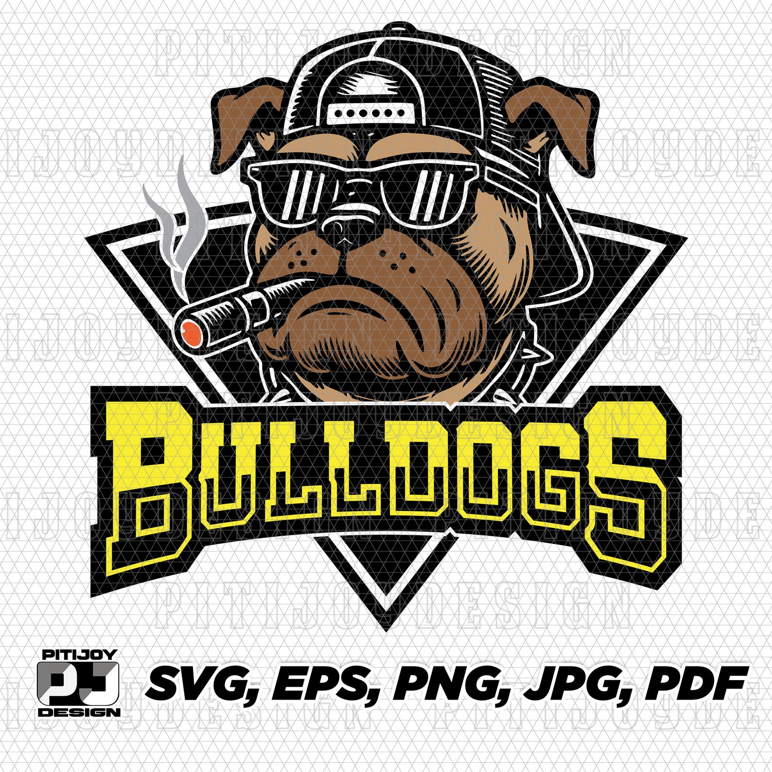 Bulldogs Svg Bulldog Svg, Bulldogs SVG Cut File for Cricut, Team Mascot ...