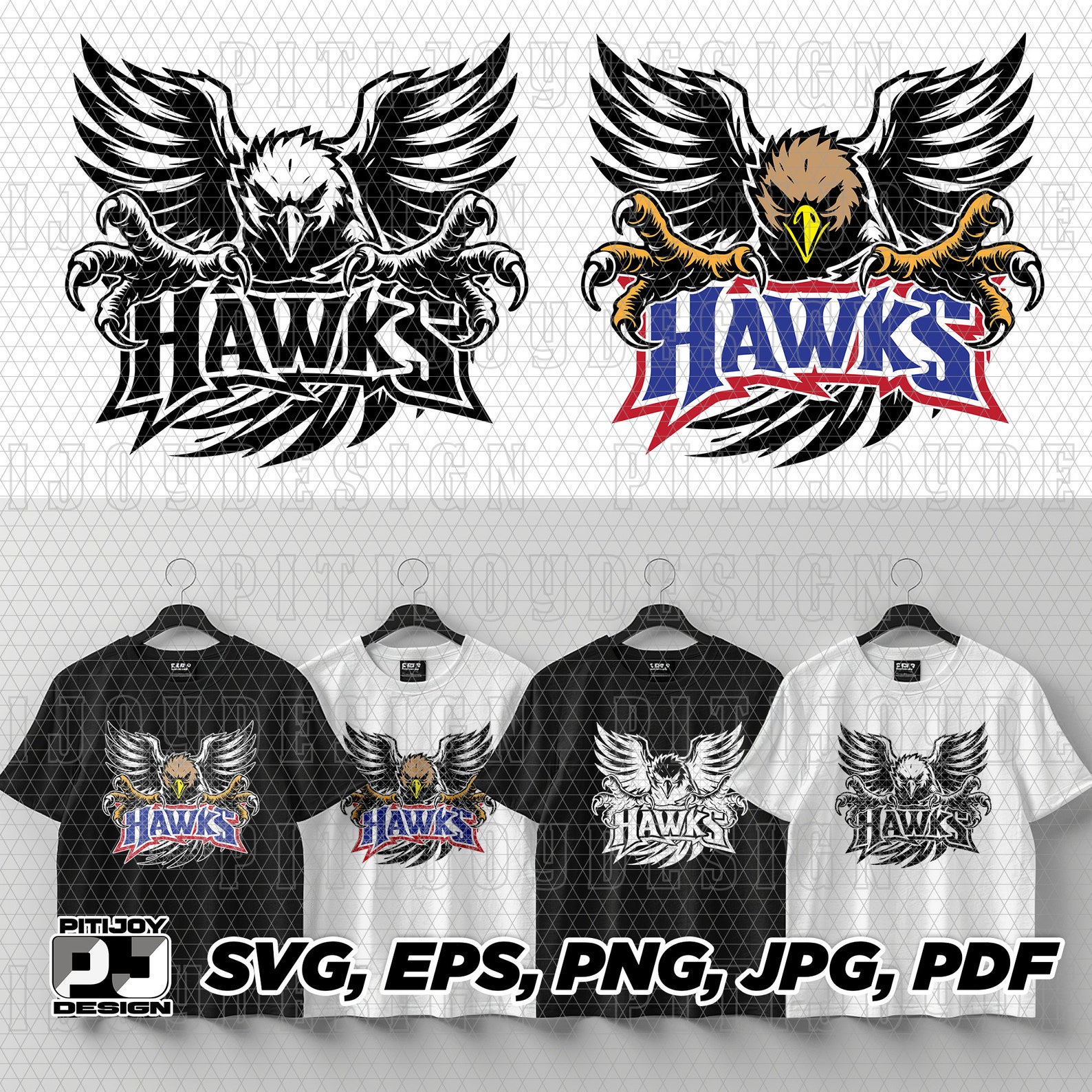 Hawks Svg, Hawk Svg, Hawks Png, Hawk Png, Hawks Mascot Svg, Hawks ...