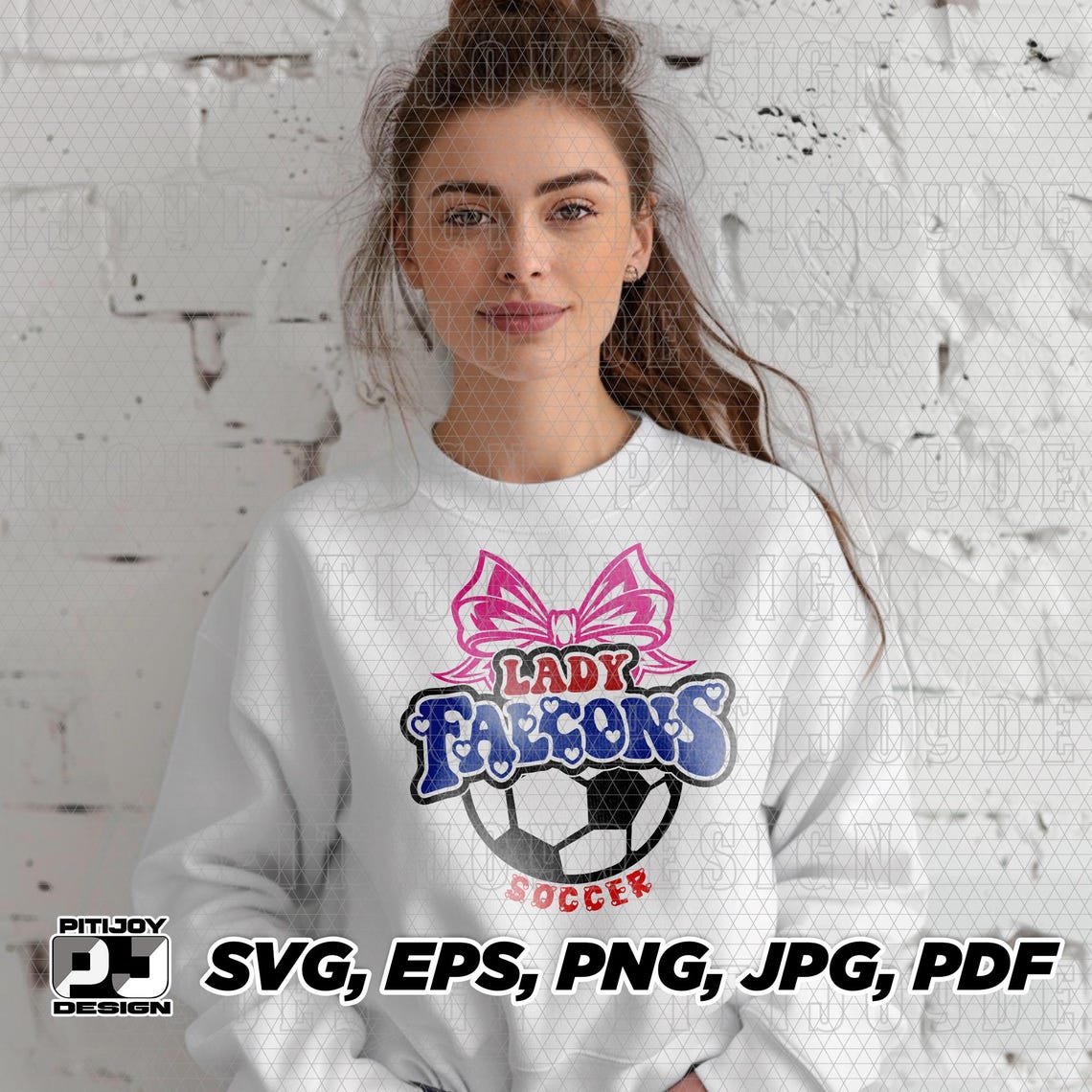 Lady Falcon Soccer, Soccer Svg, Falcon Soccer Svg , Falcon, Falcons ...