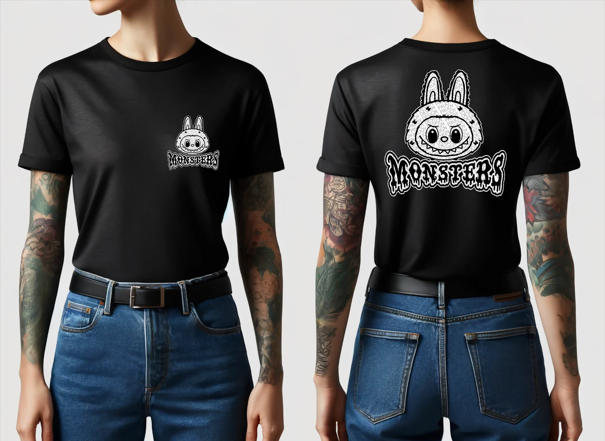 Creepy Cute Monsters Design for Custom T-shirts, Labooboo, Halloween ...