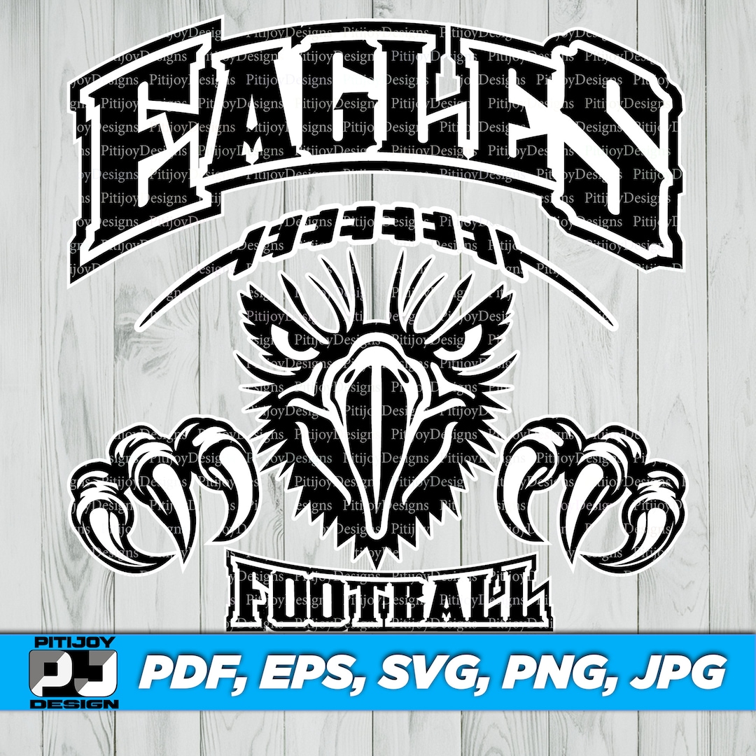 Eagles Football Svg Eagle Football Svg Eagles Football Png Eagles ...