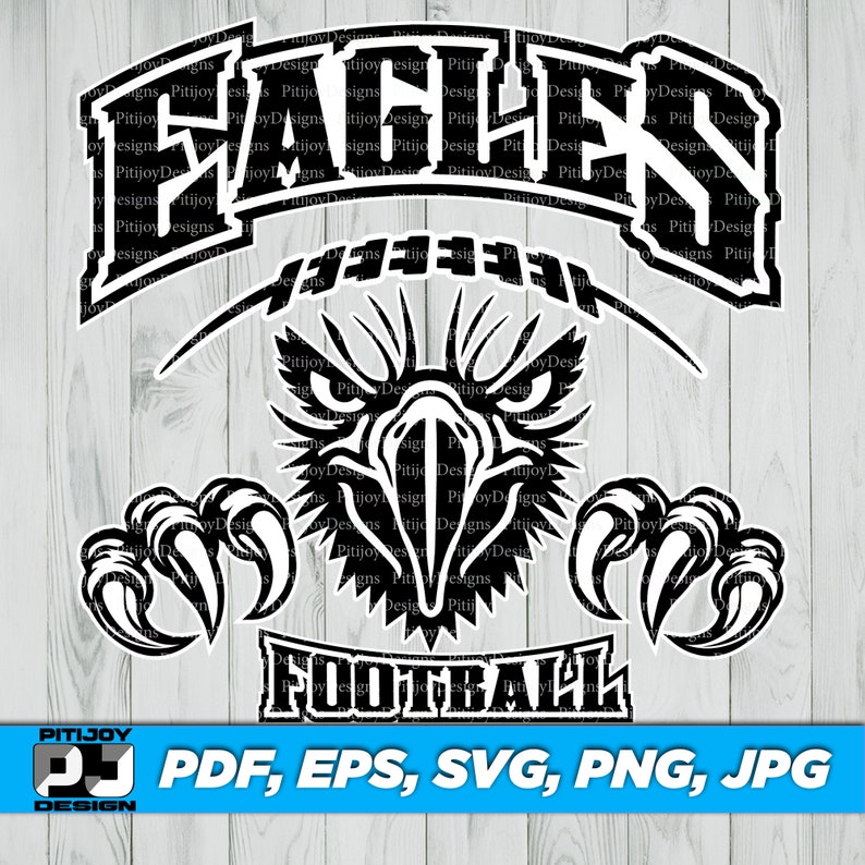Eagles Football Svg Eagle Football Svg Eagles Football Png Eagles ...