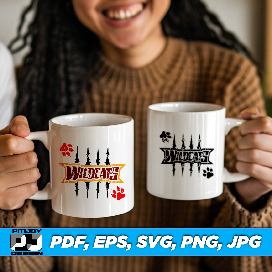 Wildcats Claws Svg, Wildcats Mascot Svg, Wildcats Spirit Svg, Wildcats ...