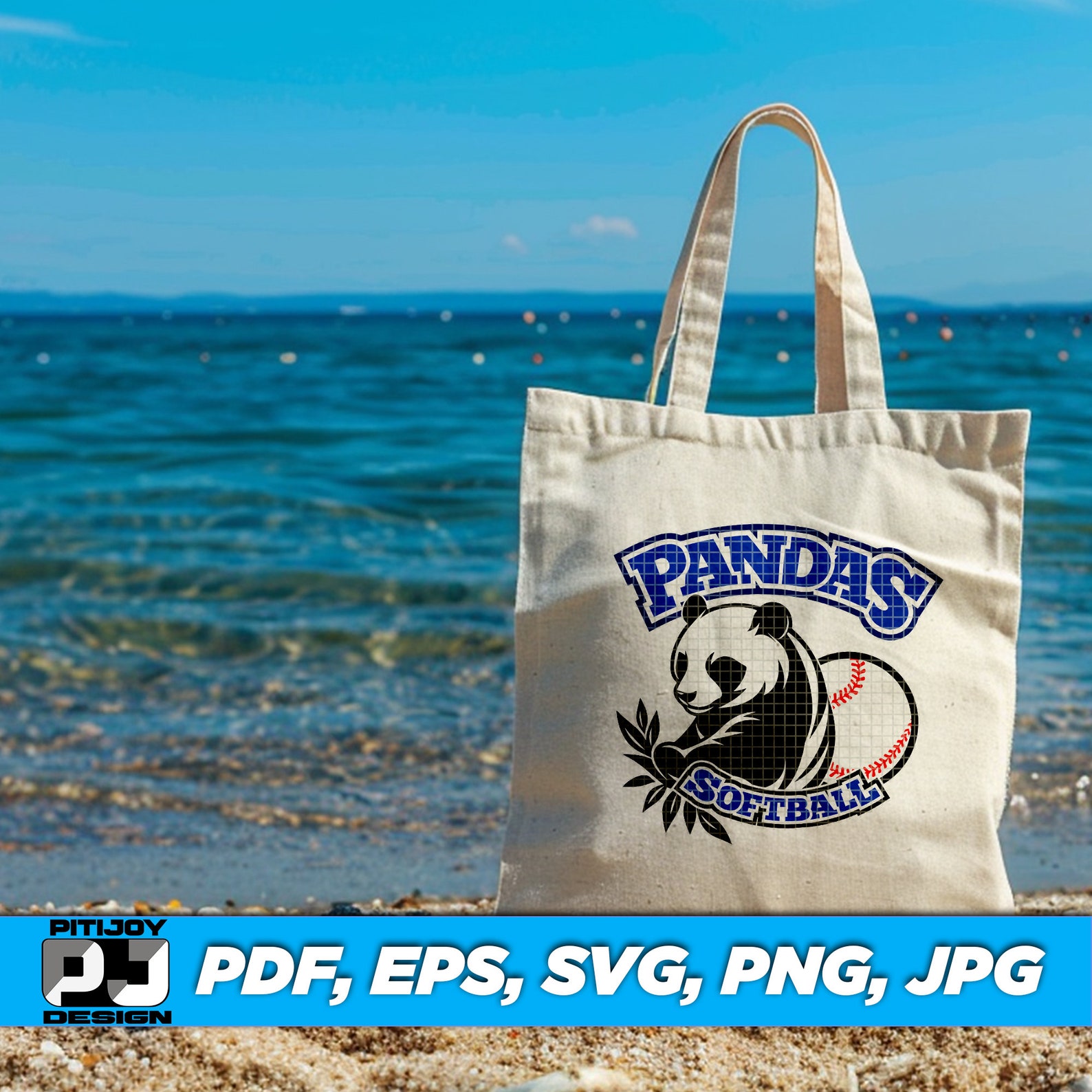 Pandas Softball Svg Panda Softball Svg Pandas Softball Png Panda ...