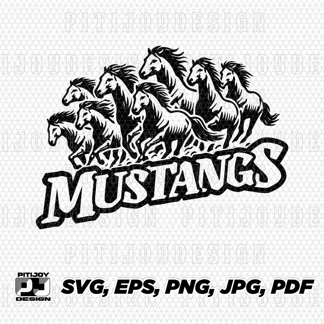 Mustangs Svg, Mustangs School, Mustang Svg Sublimation Design, Mustangs ...