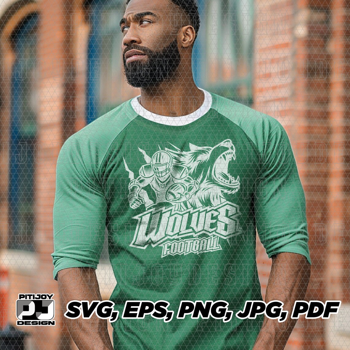 Wolves Football Svg, Wolves Football Svg, Wolves, Wolf, Football ...