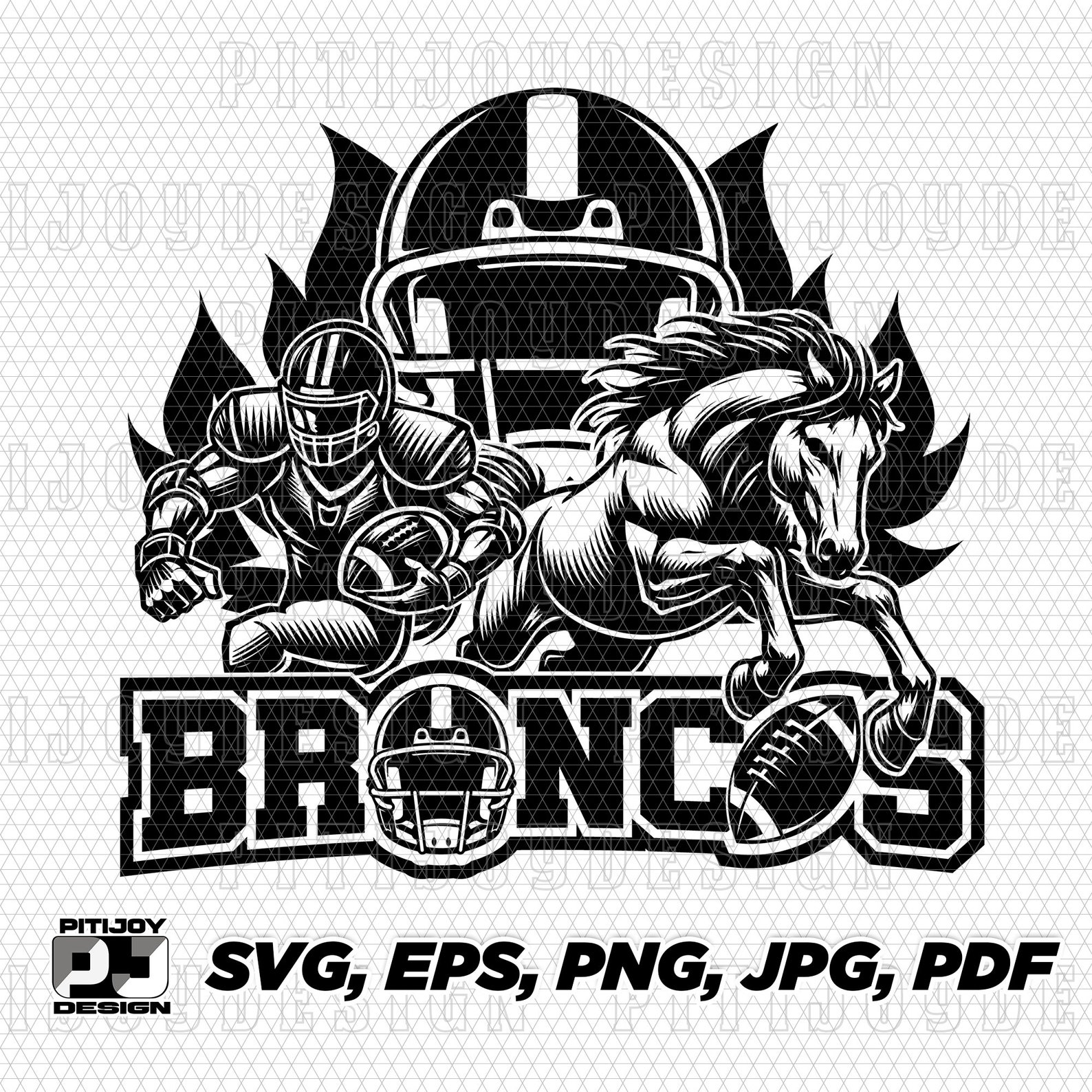 Broncos Svg, Bronco Svg, Bronco Png, Broncos Football Png, Broncos ...