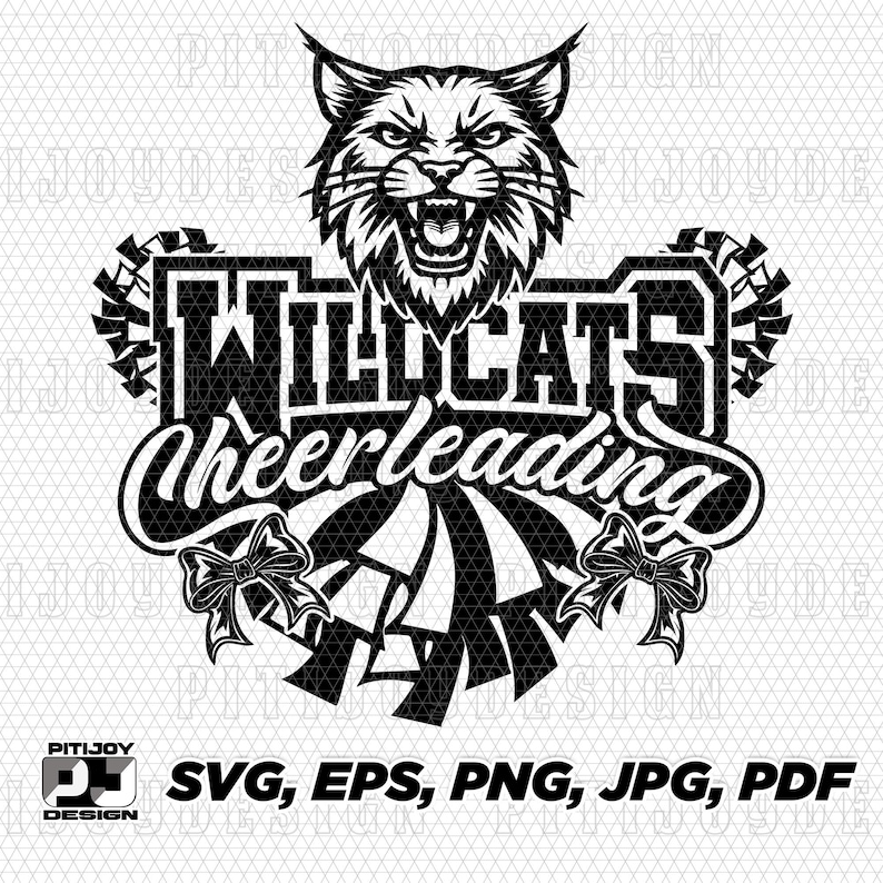 Wildcats Svg, Wildcat Svg, Wildcats Cheerleading Svg, Wildcat ...