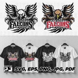 Falcons Svg, Falcon Svg, Silhouette Falcon, Falcons Pride Svg, Falcon ...