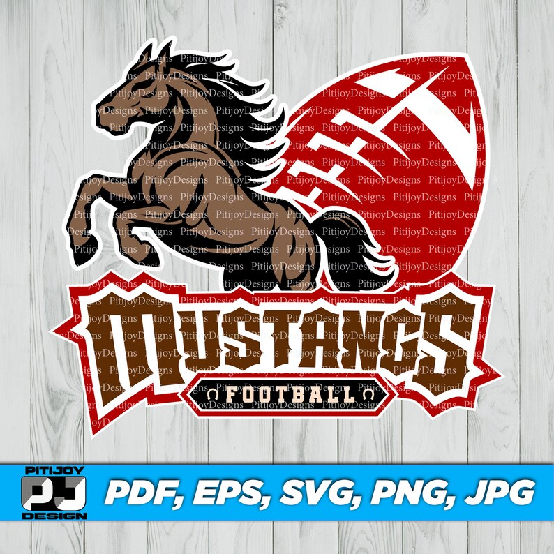 Mustangs Football Svg, Mustang Football Svg, Mustangs Svg, Mustang Svg ...