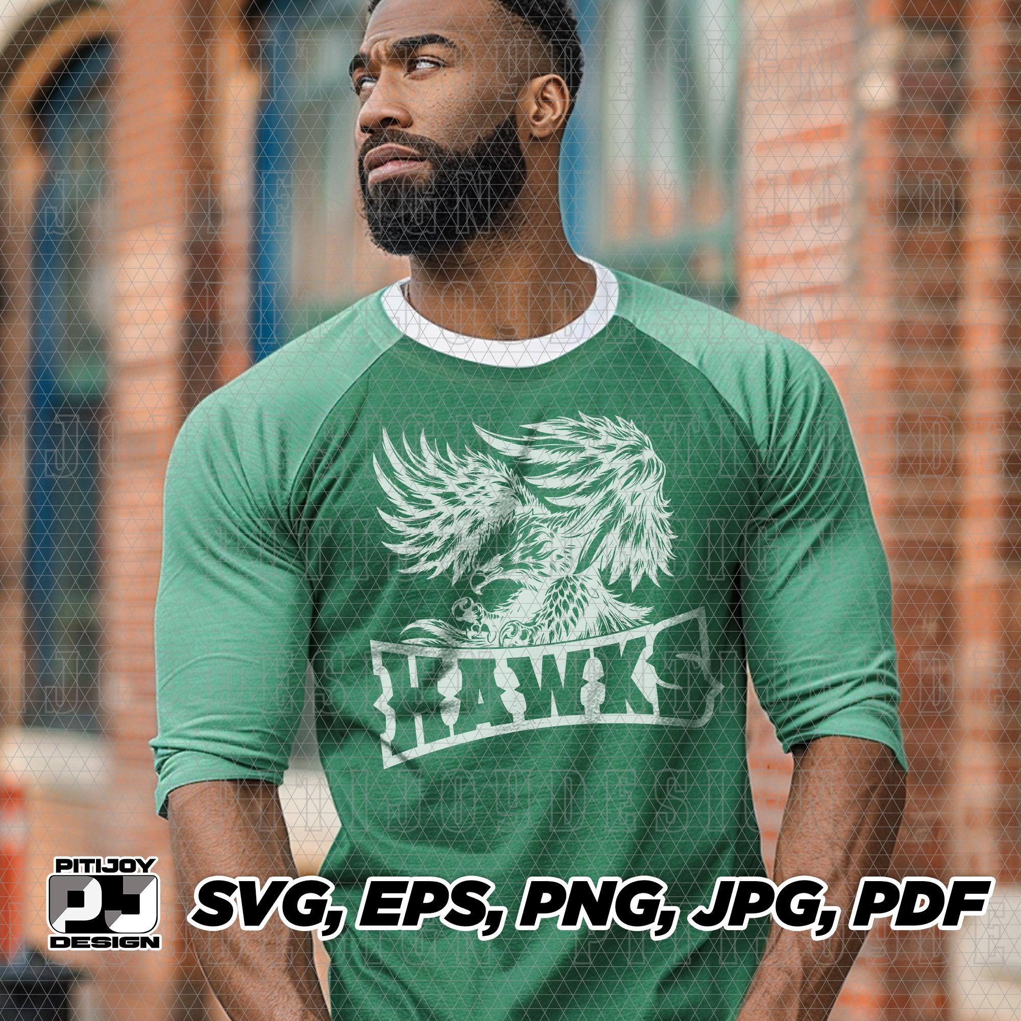 Hawks Svg, Hawk Svg, Hawks Png, Hawk Png, Hawks Mascot Svg, Hawks ...