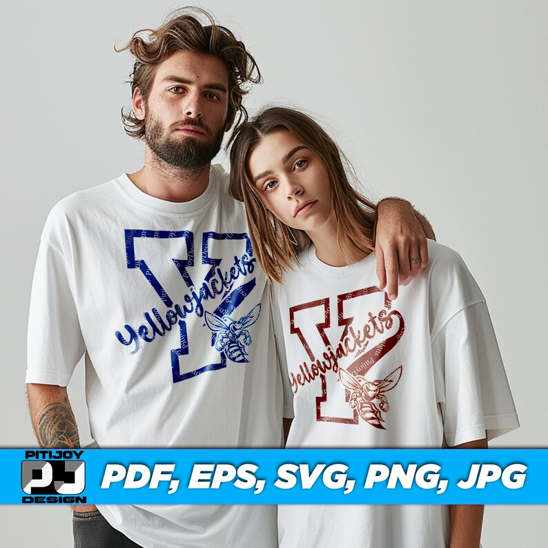 Yellowjackets Mascot SVG, School Spirit SVG, Yellowjackets Clipart ...