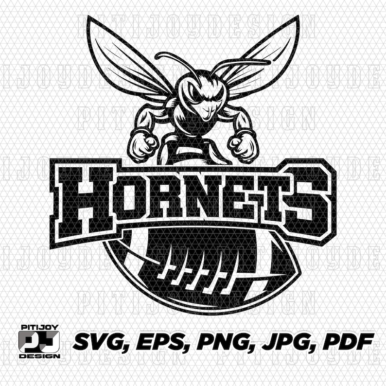 Hornets Football Svg Hornet Football Svg Hornet Football Svg Hornets ...