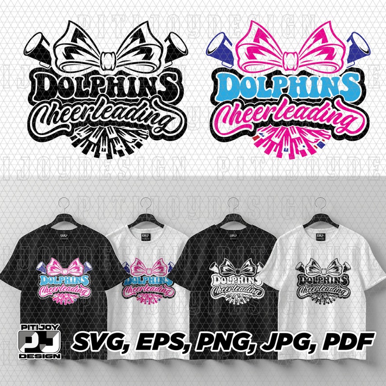 Dolphins Cheer SVG PNG, Dolphins Svg, Dolphin, Cheer Svg, Dolphins ...