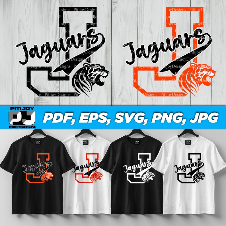 Jaguars Mascot SVG, School Spirit SVG, Jaguars Clipart, Sports Team ...