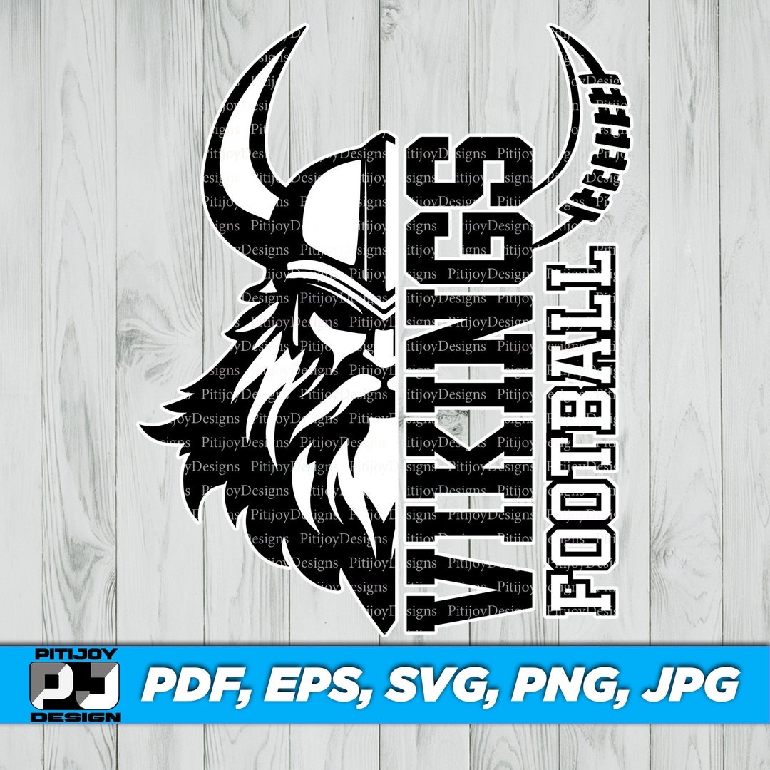 Vikings Football Svg, Viking Football Svg, Vikings Png, SVG Cut File ...