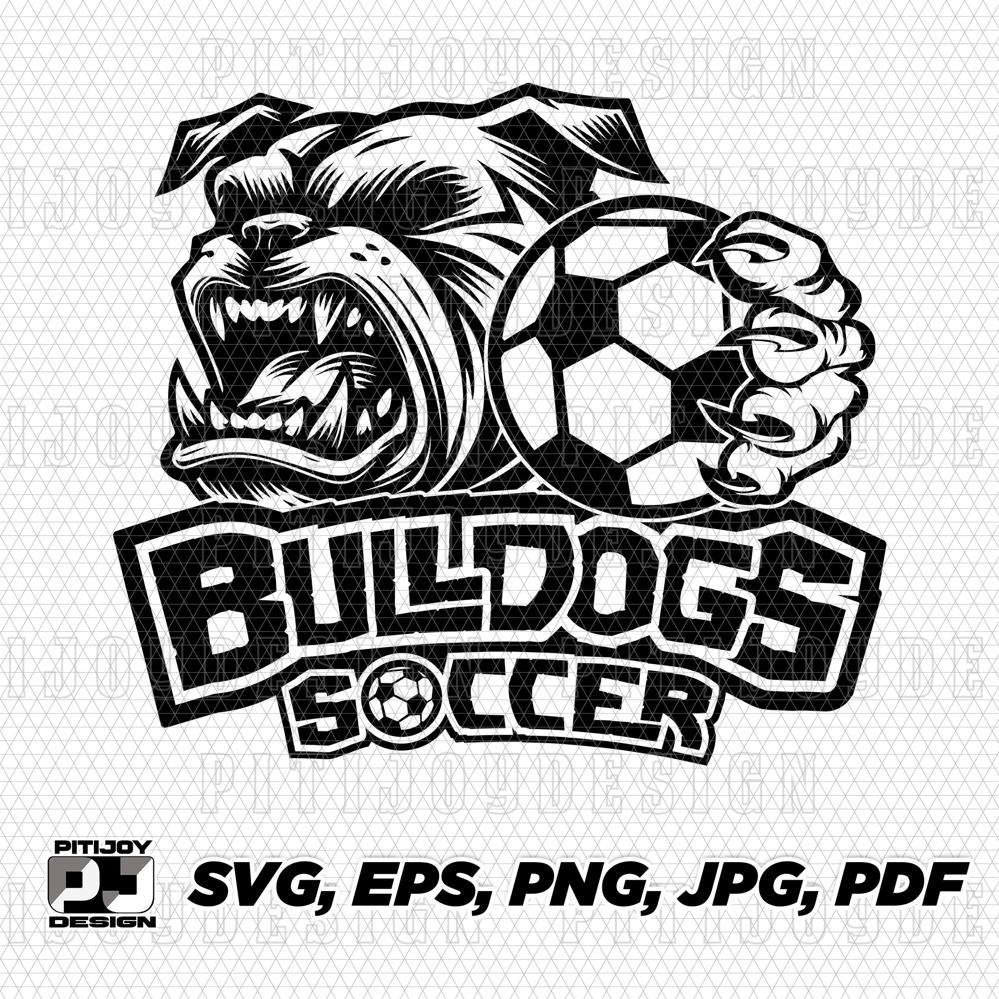 Bulldogs Soccer Logo English Bulldog Wearing Blue Shirt With Stuffed