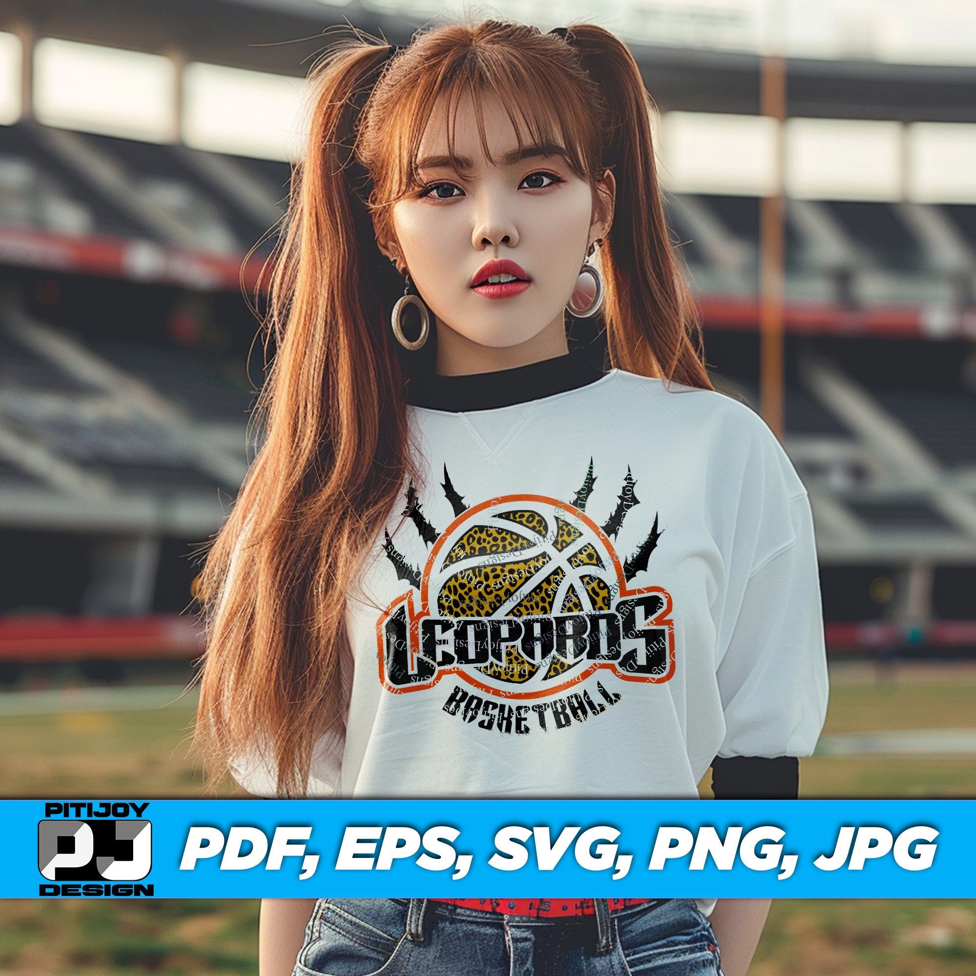 Leopards Svg, Leopard Svg, Leopard Basketball SVG, Mascot Basketball ...