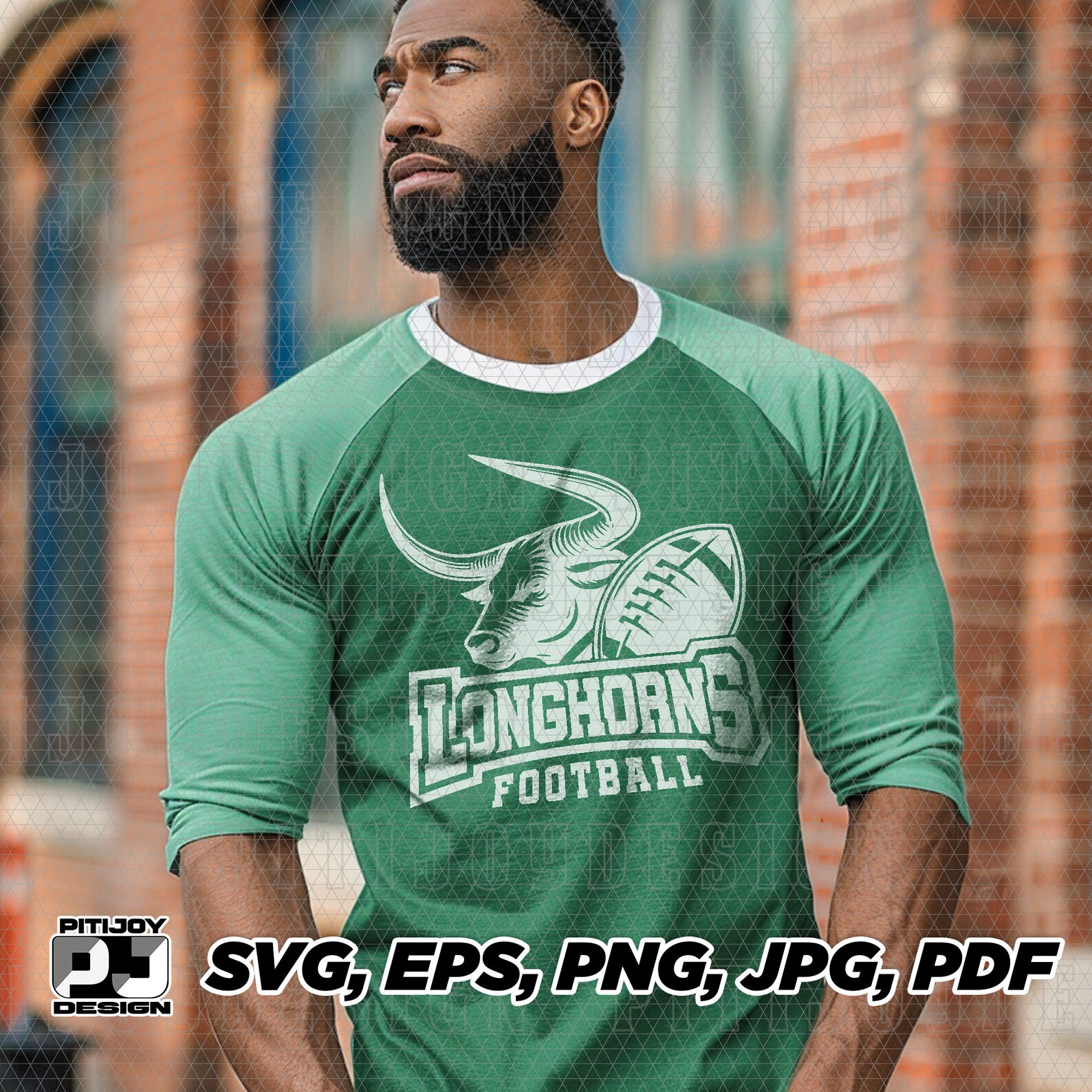 Longhorns Football SVG, Longhorn Football, Longhorns Custom Team SVG ...