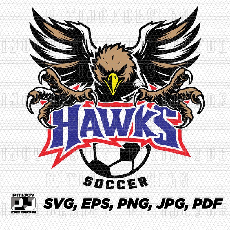 Hawks Soccer Svg, Hawk Soccer Svg, Hawks Soccer Png, Hawks Svg Hawk Svg ...