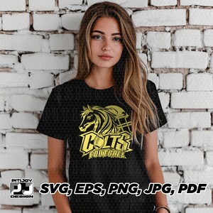 Colts svg, Colt svg, Colt Maskottchen SVG, Colt logo svg Colt MamaSvg ...