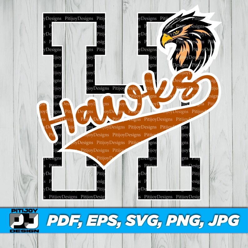 Hawks Svg, Hawk Svg, Hawks Mascot Svg, Hawks Pride Svg, Hawks Svg Cut ...