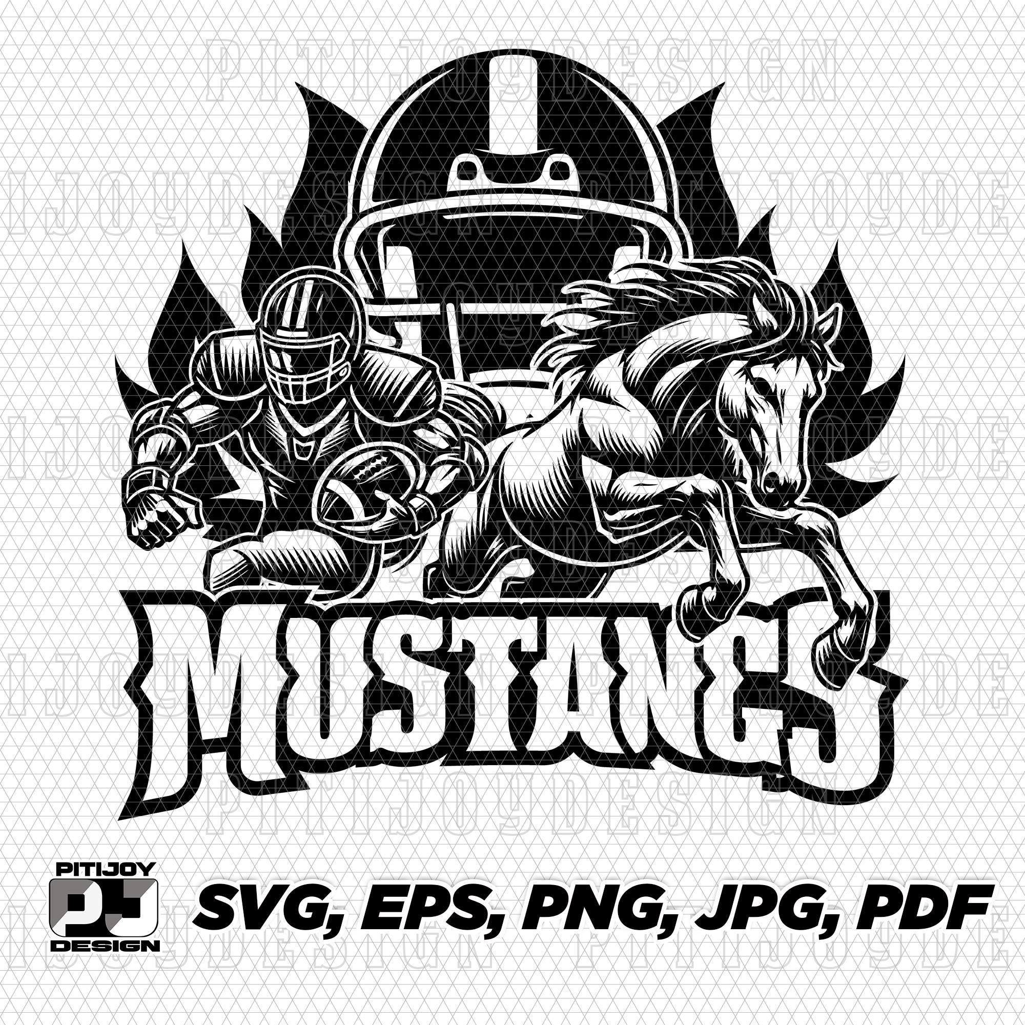 Mustangs Football Svg, Mustang Football Svg, Mustangs Football Png ...