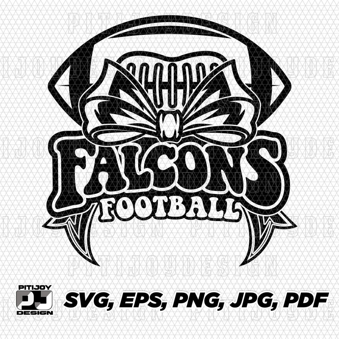 Falcons Football Svg, Falcon Football Svg, Falcons Football Png Falcons ...