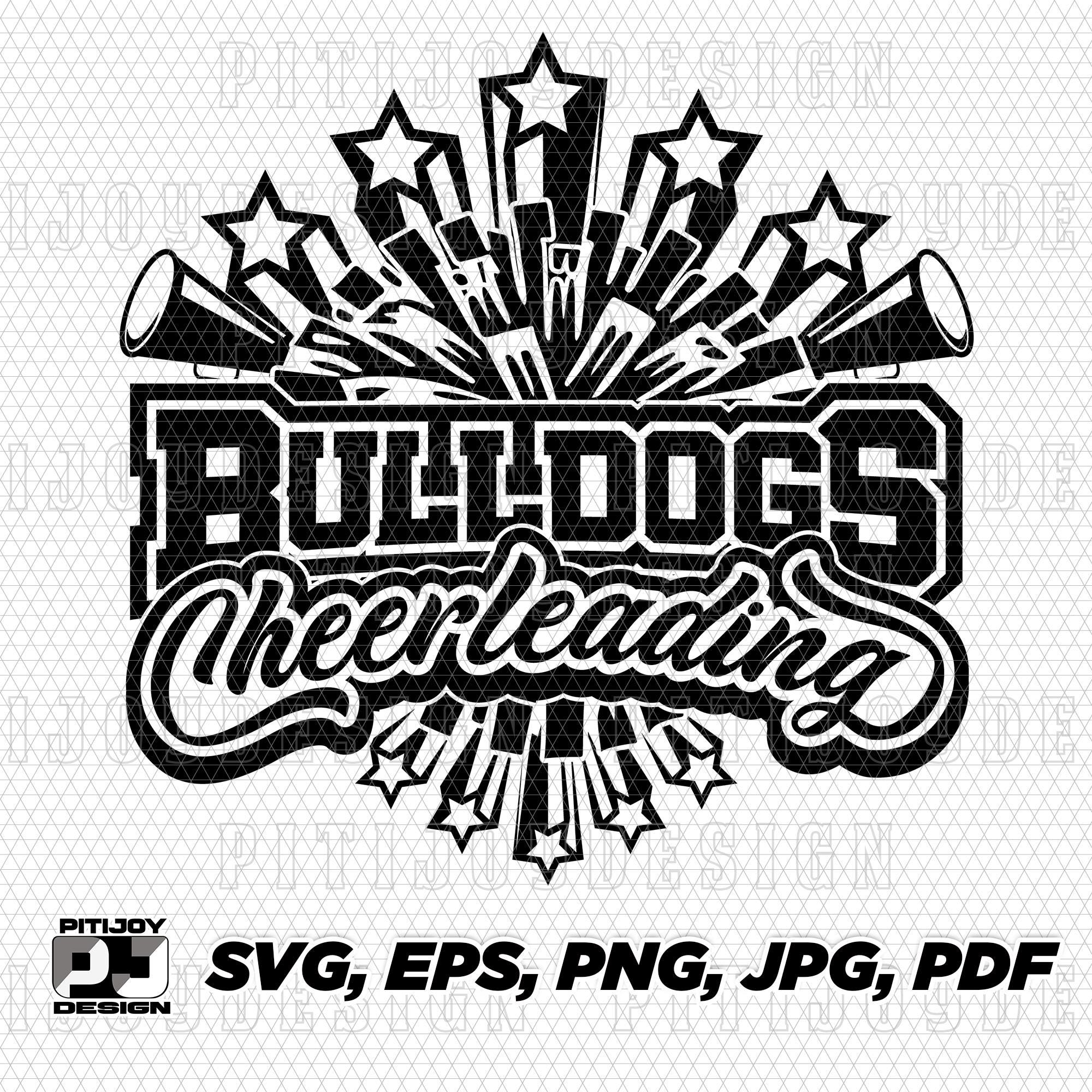 Bulldogs Cheerleading Svg Bulldog Cheerleading Svg Bulldogs ...