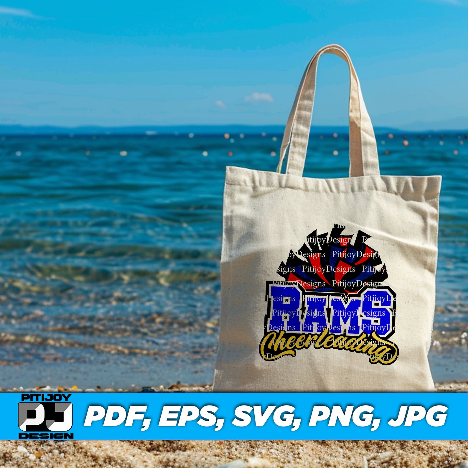 Rams Cheerleading Svg, Rams Svg, Rams Cheer Svg Cut Files Cricut, Rams ...