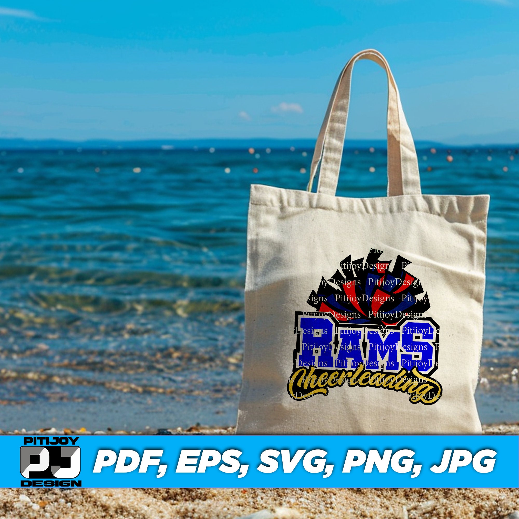 Rams Cheerleading Svg, Rams Svg, Rams Cheer Svg Cut Files Cricut, Rams ...