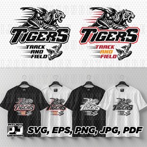 Tigers Track & Field Svg, Tigers Track and Field Svg, Tigers Svg ...
