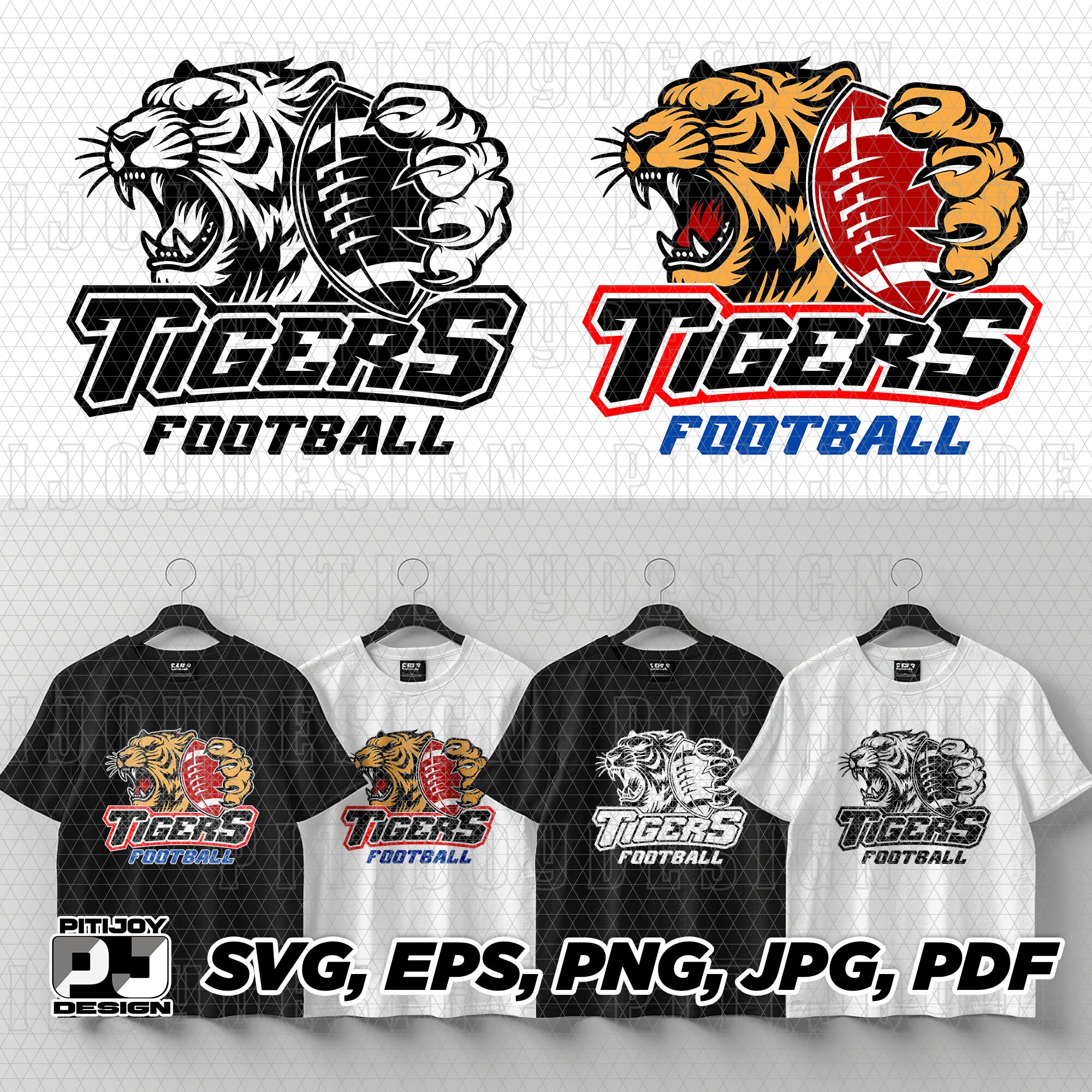 Tigers Football Svg Tiger Football Svg Tigers Football Png Tigers Svg ...