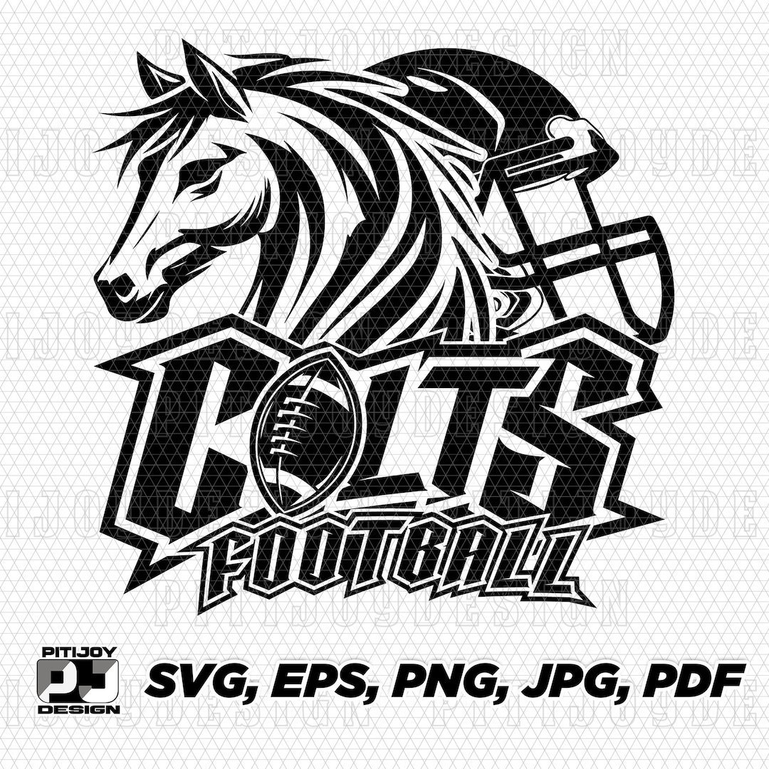 Colts svg, Colt svg, Colt Maskottchen SVG, Colt logo svg Colt MamaSvg ...