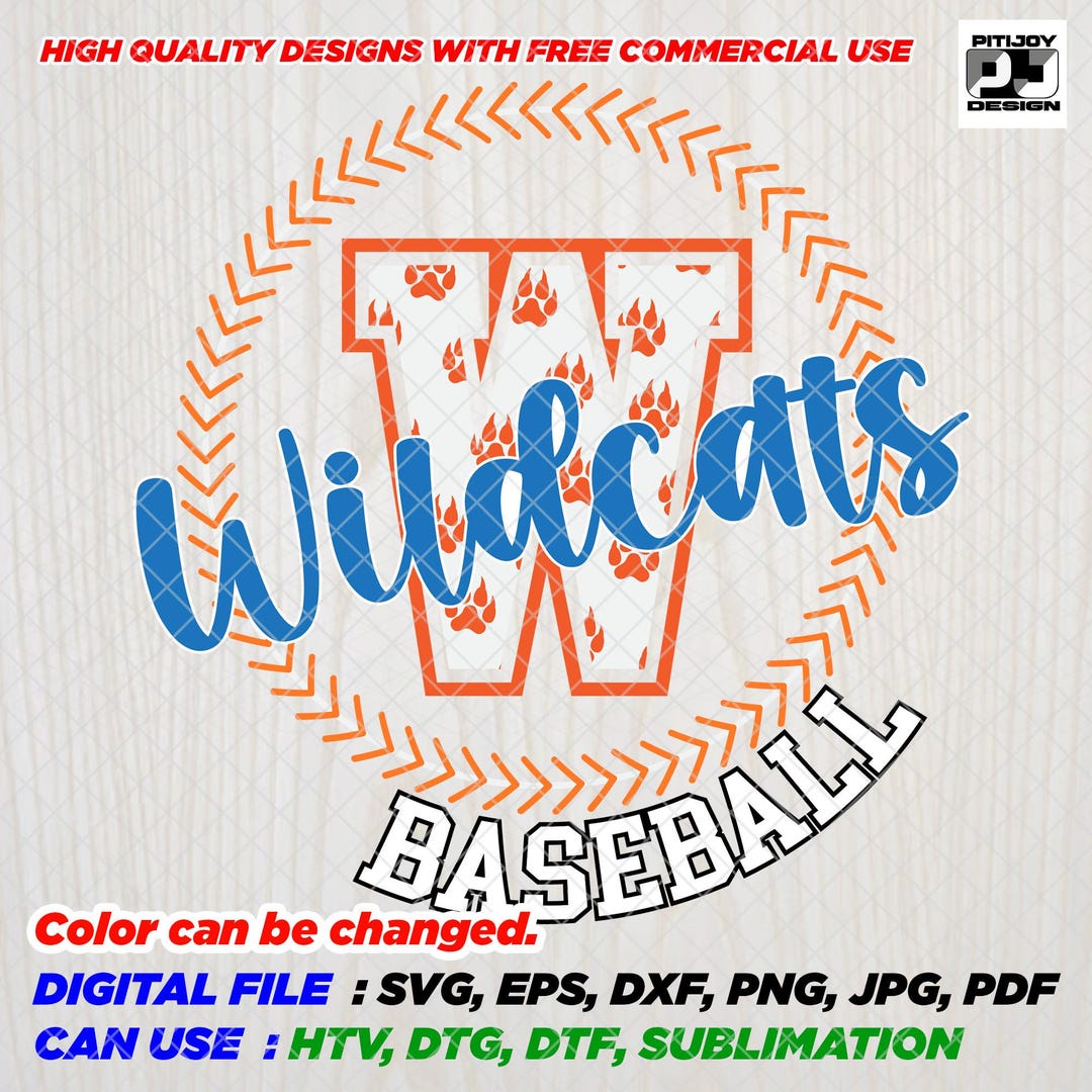 Wildcats SVG, Wildcat SVG, Digital Cut File for Cricut and Silhouette ...