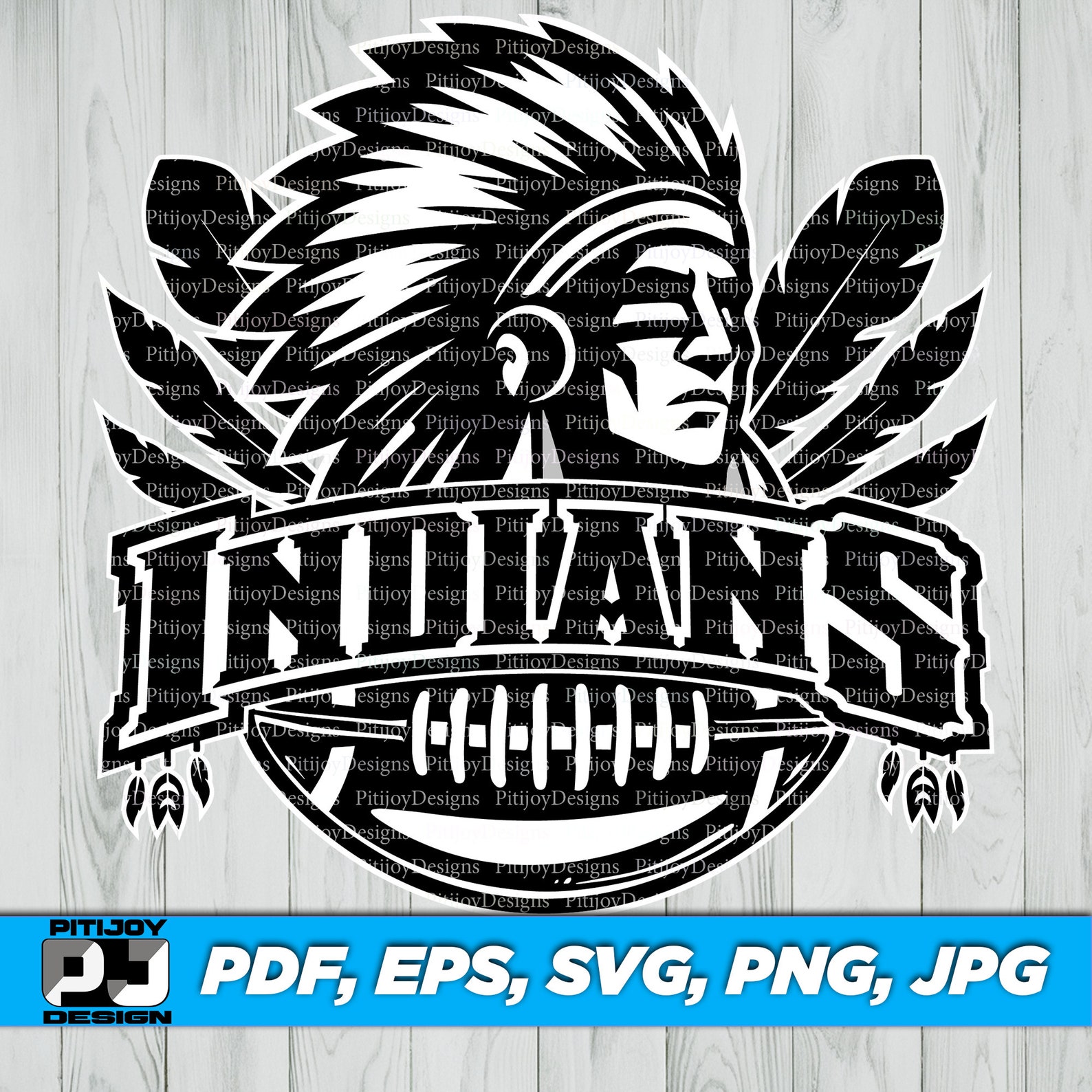 Indians Football Svg Indian Football Svg Indians Football Png Indian ...