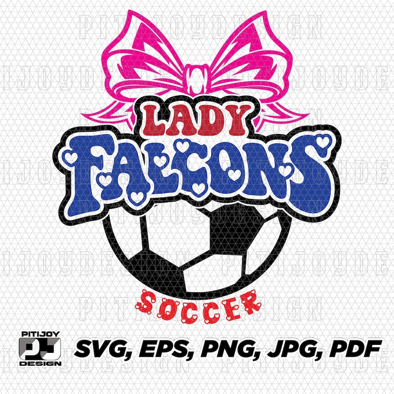 Lady Falcon Soccer, Soccer Svg, Falcon Soccer Svg , Falcon, Falcons ...