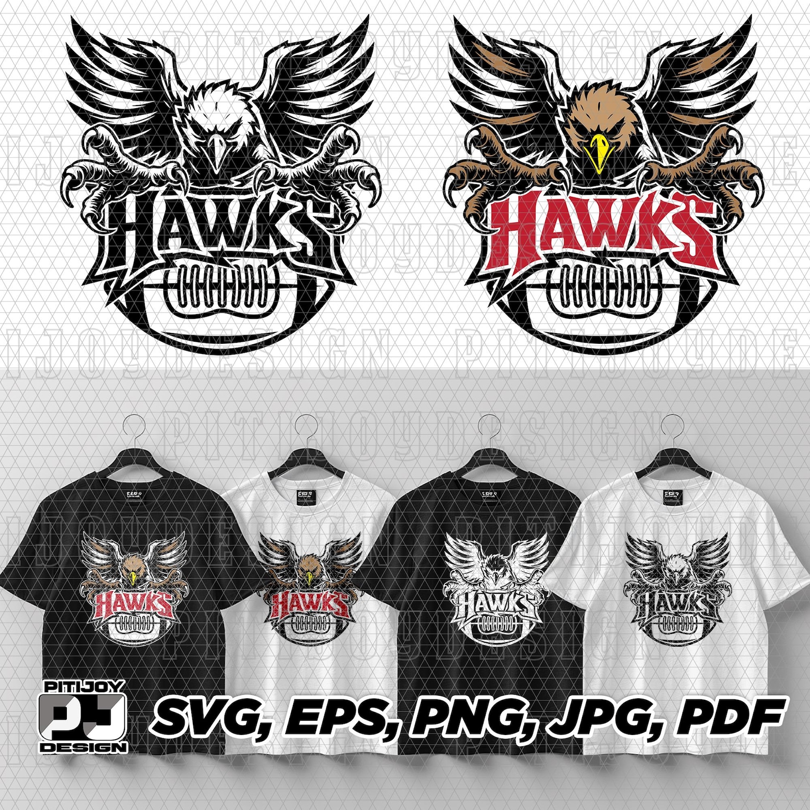 Hawks Football Svg, Hawk Football Svg Hawks Football Png Hawks Svg Hawk ...